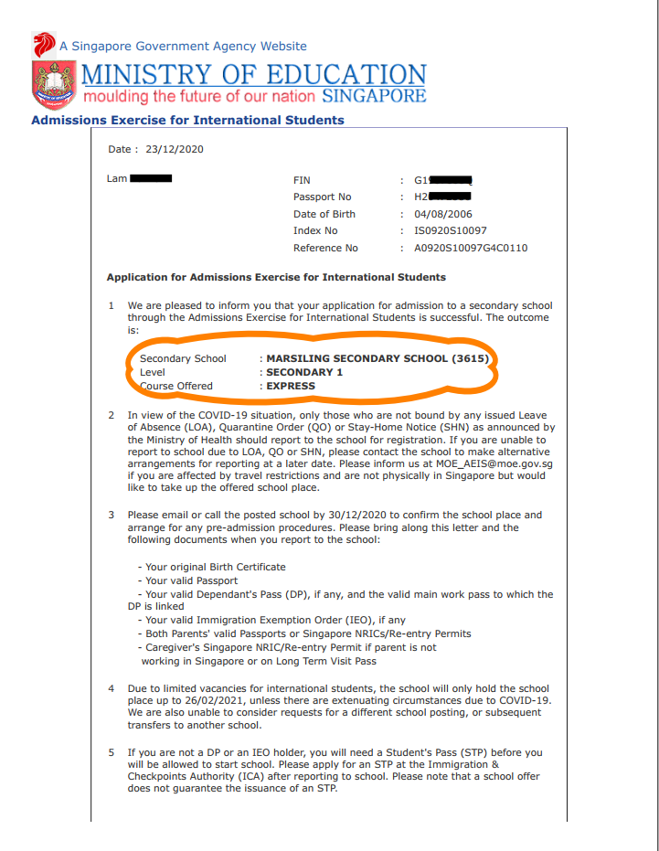 Nanyang Great News - 2020 AEIS results announced - Private Education ...